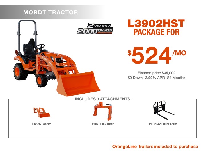 L3902HST Tractor Package - Mordt Tractor and Equipment Company